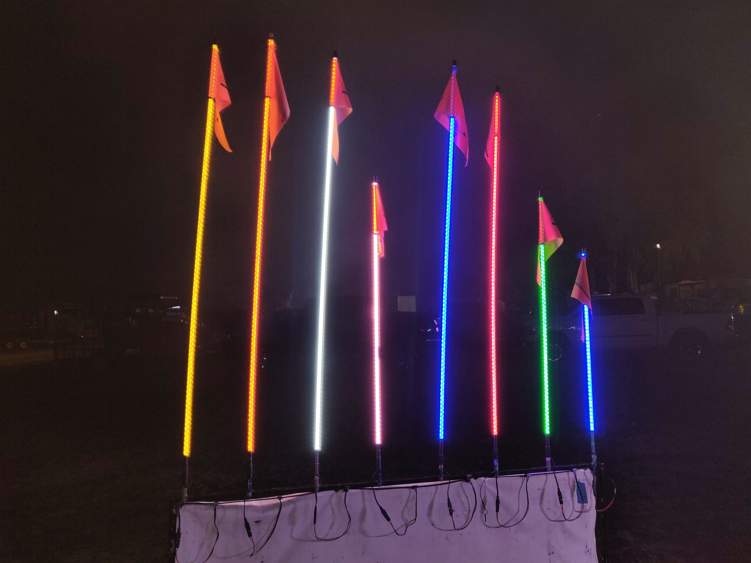 Glowwhips | Flexible LED Safety Flags for Off-Road Adventures | 7 ...